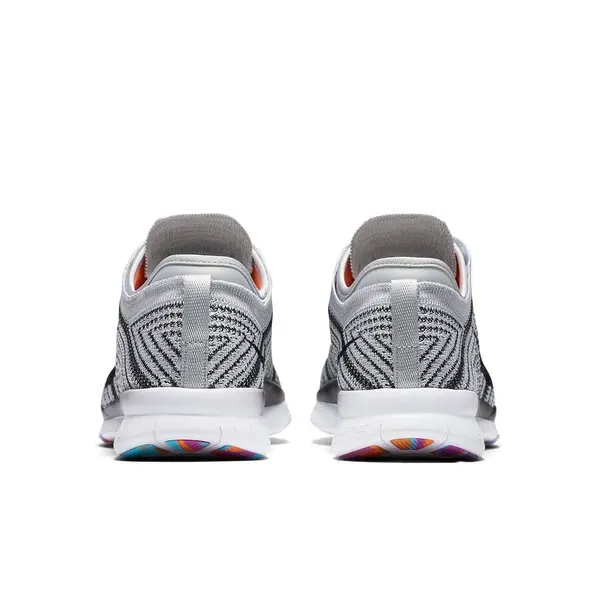 Nike Free Tr Trainer Flyknit Low-top Sneakers - Black/white/grey