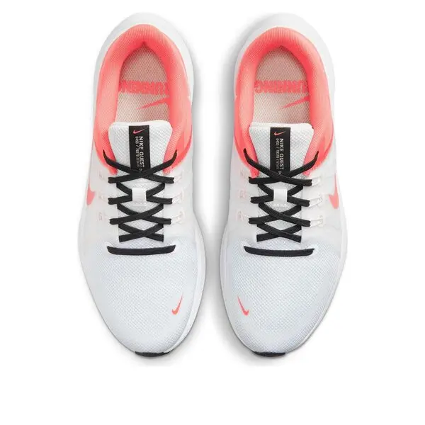 Nike Quest 4 Low Top Sneakers - White/red