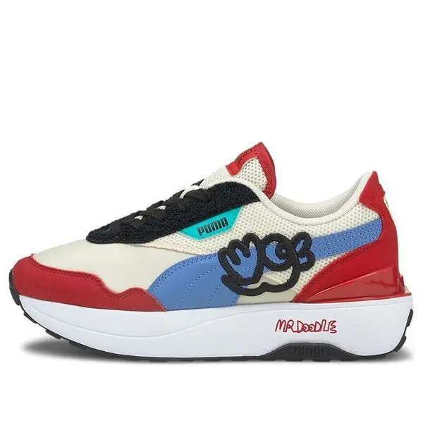 PUMA Mr. Doodle X Cruise Rider Sneakers - /black/red