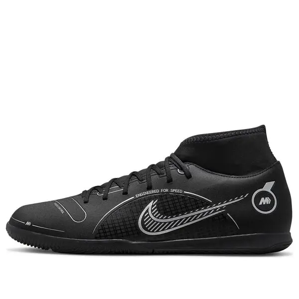 Nike Mercurial Superfly 8 Club Ic 'black Metallic Silver - Black/grey