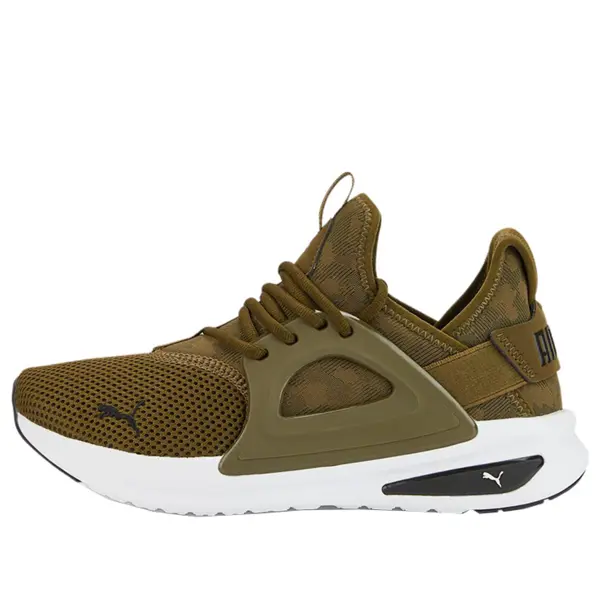 PUMA Softride Enzo Evo Sneakers - Green/white/brown