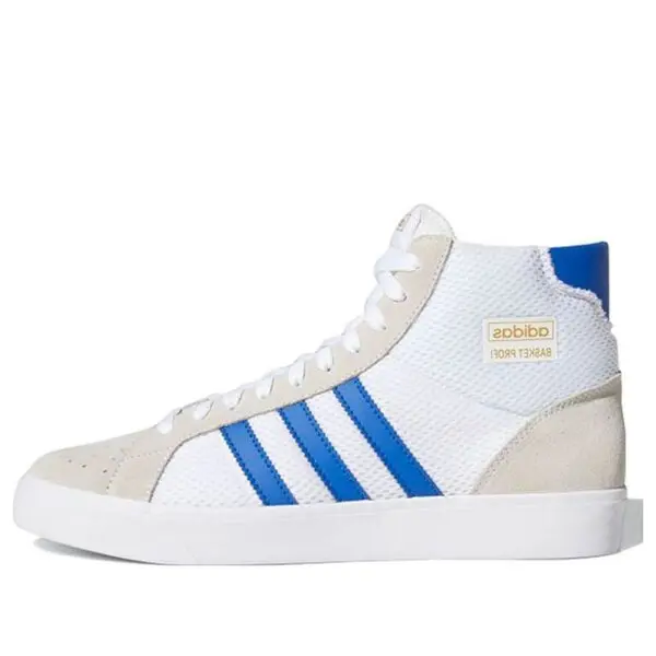 Adidas Basket Profi High Top Sneakers - Brown/white/blue