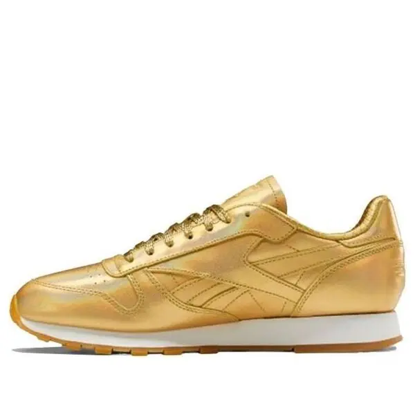 REEBOK Classic Leather Mu Metallic Tone Sneakers - Gold
