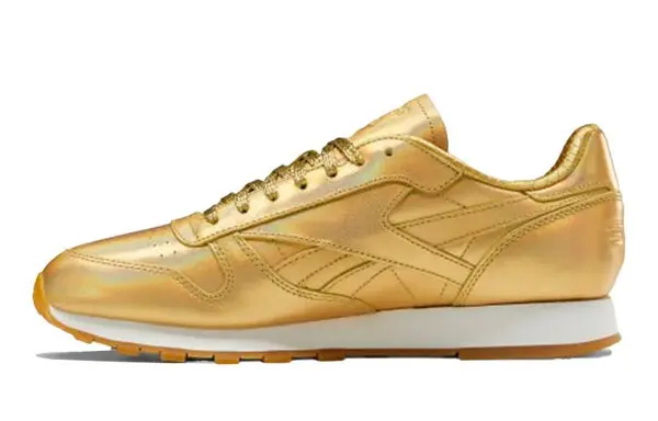 REEBOK Classic Leather Mu Metallic Tone Sneakers - Gold