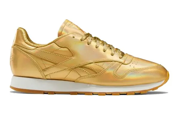 REEBOK Classic Leather Mu Metallic Tone Sneakers - Gold
