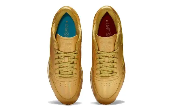 REEBOK Classic Leather Mu Metallic Tone Sneakers - Gold