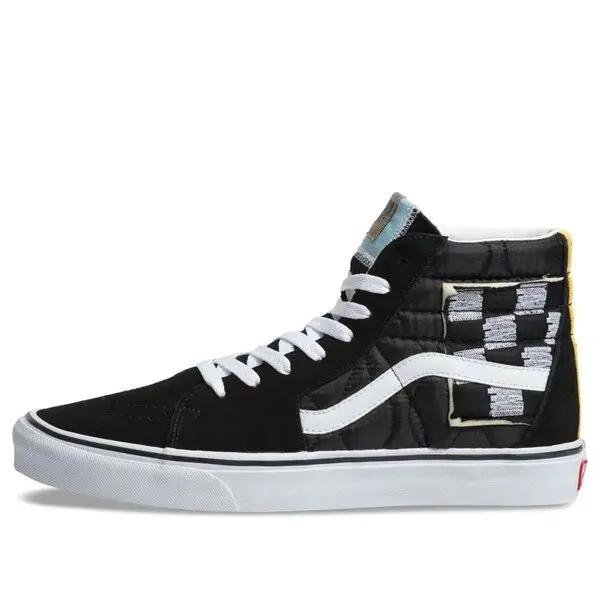 VANS Sk8-hi Mixed Quilting High Top Sneakers - Black