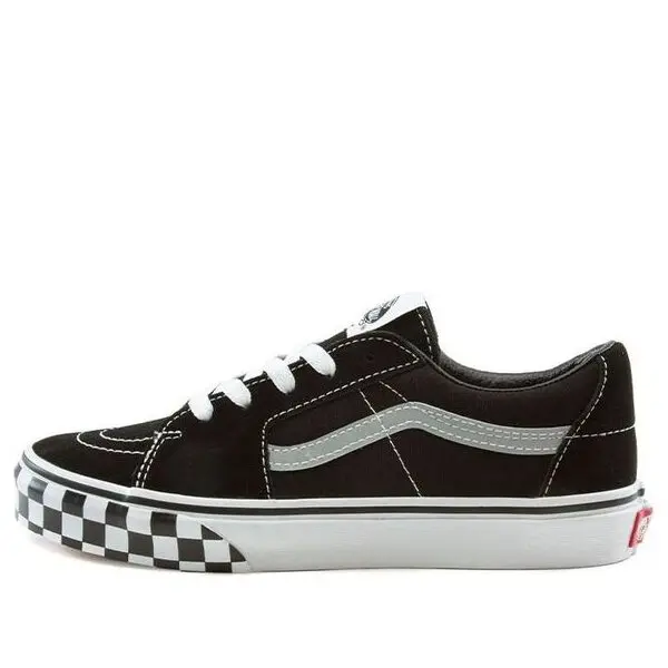 VANS Sk8-low Sidestripe Sneakers - Black/white/grey