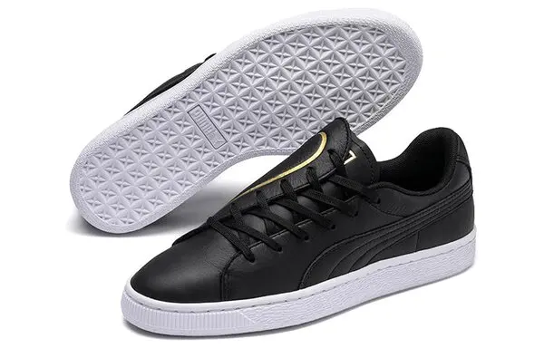 PUMA Basket Crush Emboss Low Top Sneakers