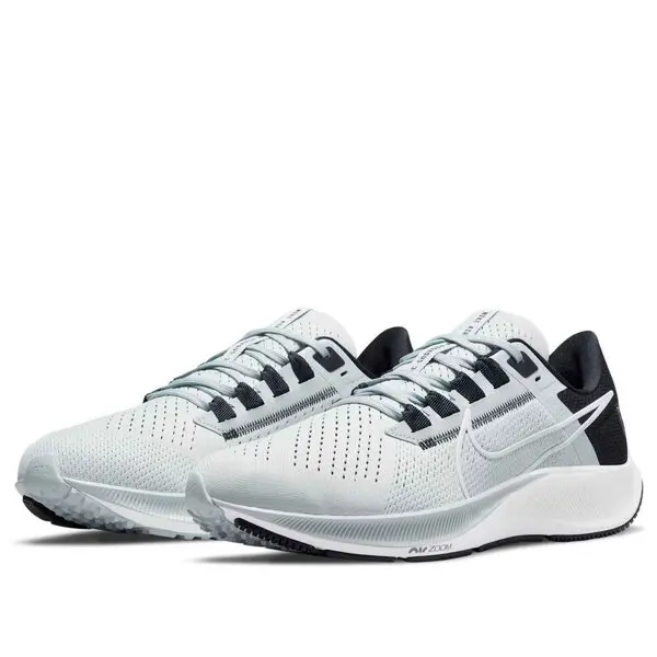Nike Nfl X Air Zoom Pegasus 38 'las Vegas Raiders' Athletic Sneakers - Black/white