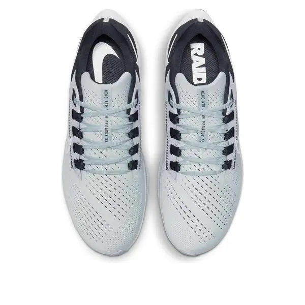 Nike Nfl X Air Zoom Pegasus 38 'las Vegas Raiders' Athletic Sneakers - Black/white