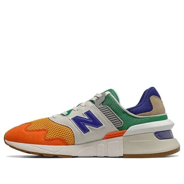 NEW BALANCE 997 Sport "multi-color" Athletic Sneakers - Greyblue/green