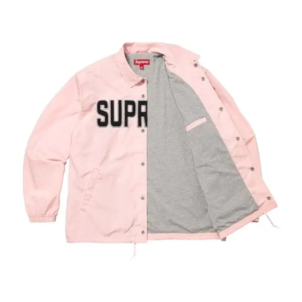 Supreme Spellout Coaches Jacket - Pink