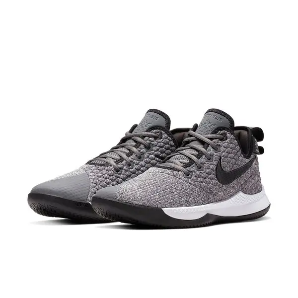 Nike Lebron Witness 3 High Top Sneakers - Grey/black/white