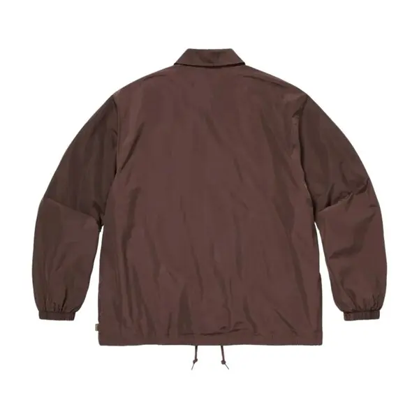 Supreme Spellout Coaches Jacket - Brown
