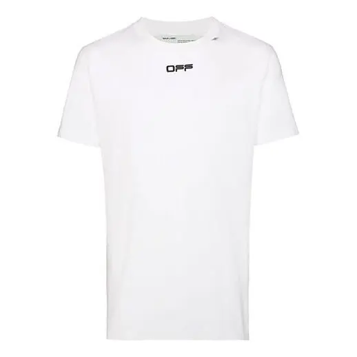 Off-White Ss20 Caravaggio Arrow Back Arrows Sketch Logo T-shirt - White