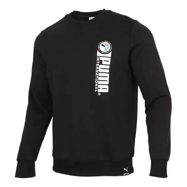 PUMA Alphabet Printing Sports Round Neck Pullover