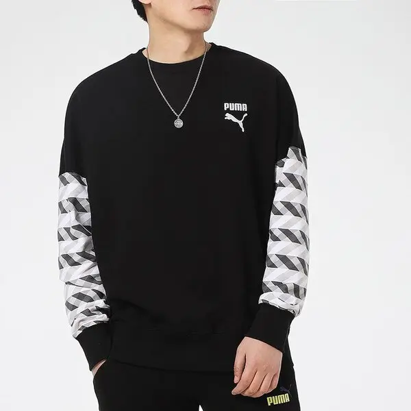 PUMA Kontrast Crew Neck Sweater