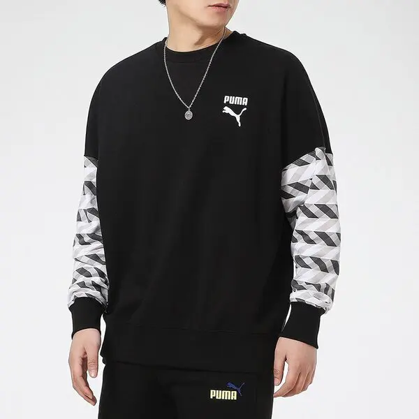 PUMA Kontrast Crew Neck Sweater