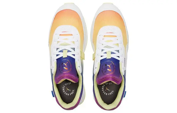 PUMA Future Rider "pride" Low Top Sneakers - White/orange/blue