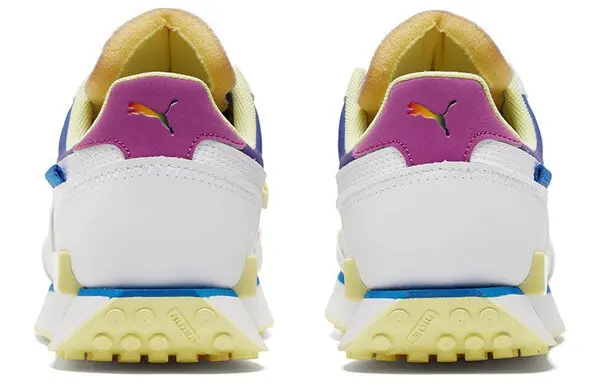 PUMA Future Rider "pride" Low Top Sneakers - White/orange/blue