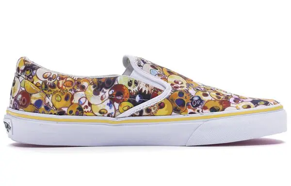 VANS X Takashi Murakami Slip-on Lx " Skull - Yellow