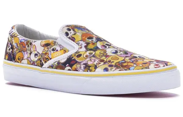 VANS X Takashi Murakami Slip-on Lx " Skull - Yellow