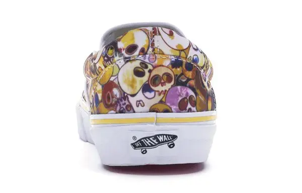 VANS X Takashi Murakami Slip-on Lx " Skull - Yellow