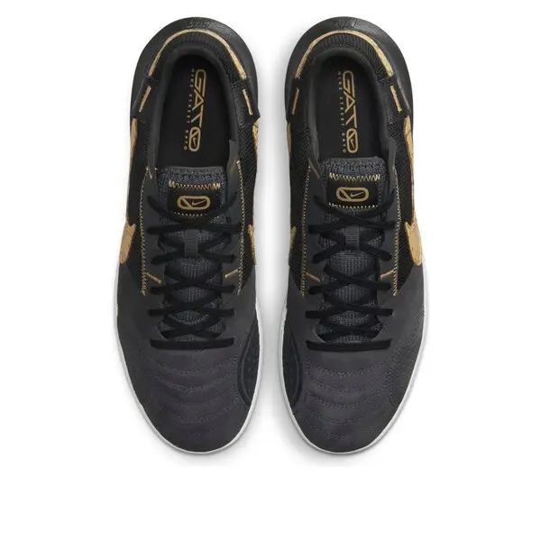 Nike Streetgato 'dark Grey Metallic Gold' Sneakers - Black/gold