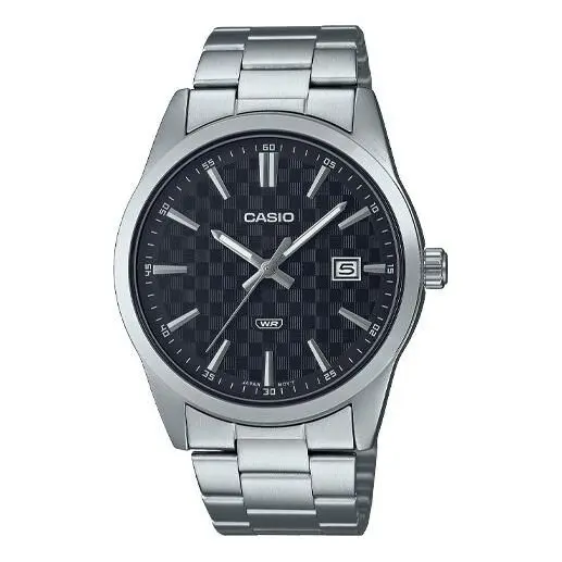 Casio Stainless Steel Quartz Watch - Black