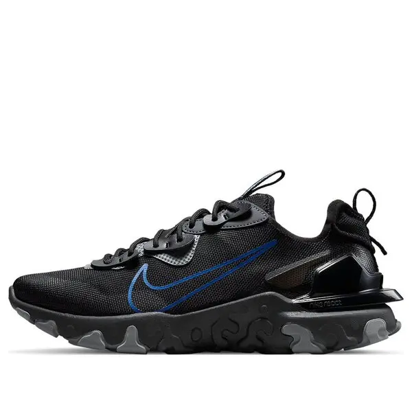 Nike React Vision "black Game Royal" Sneakers - Black/blue