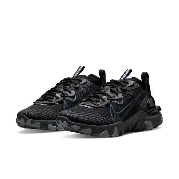 Nike React Vision "black Game Royal" Sneakers - Black/blue