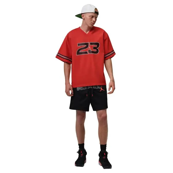 JORDAN Brooklyn 18cm Mesh Shorts - Black/infrared 23