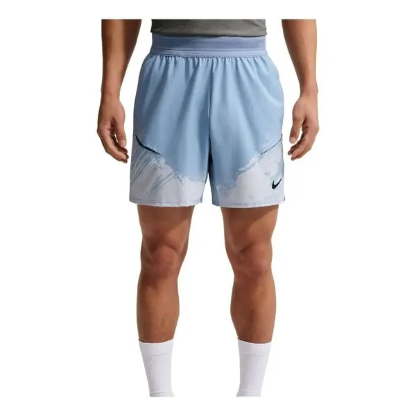 Nike Court Slam Dri-fit Shorts - Work Blue/hydrogen Blue/black