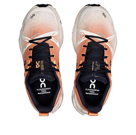 On Cloudsurfer Trail Waterproof - Sandstone/silver