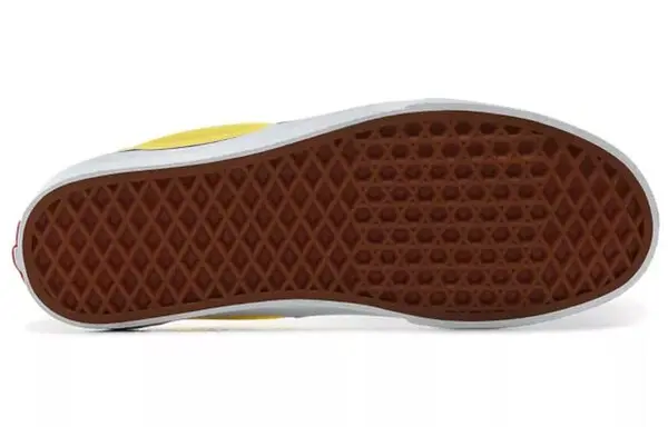VANS Era Checkerboard Lace-up Sneakers - Yellow/white