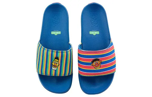 VANS X Sesame Street La Costa Ernie And Bert Slide Sandals