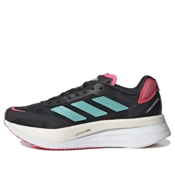 Adidas Adizero Boston 10 'carbon Mint Rose - Black/blue