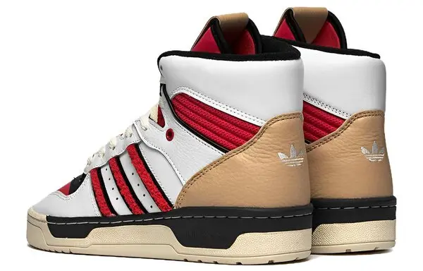 Adidas Rivalry Hi "cloud White Glory Red