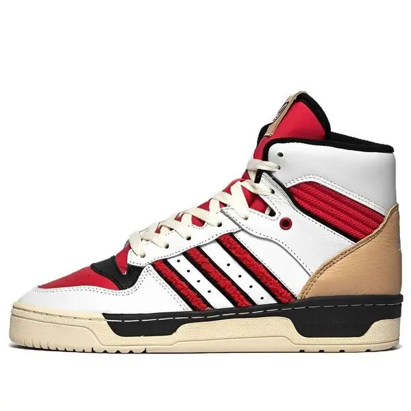 Adidas Rivalry Hi "cloud White Glory Red - Cloud White/glory Red/core Black