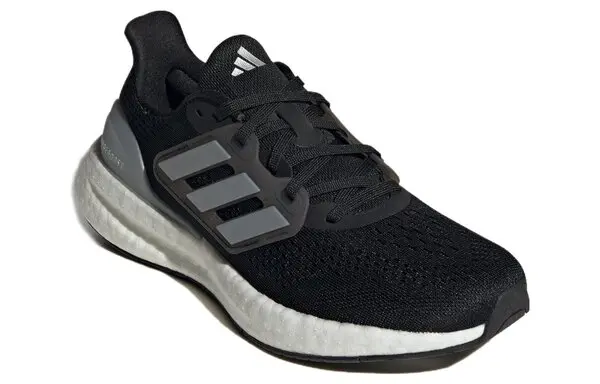 Adidas Pureboost 23 Wide Sneakers - Core Black/silver Metallic/carbon
