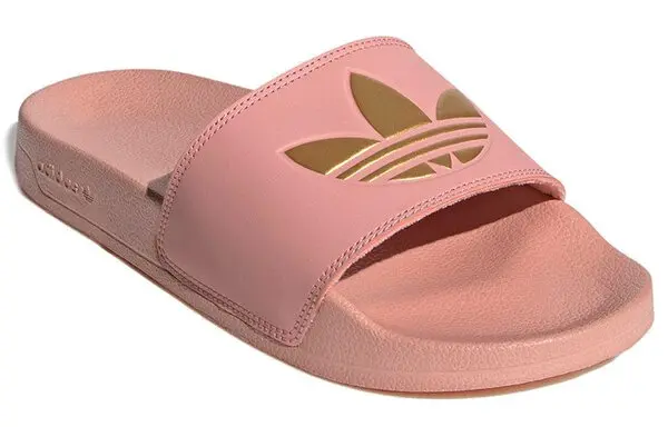 Adidas Adilette Lite Slides - Pink/gold