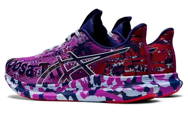 Asics Gel-noosa Tri 14 Tropical Print - Lavender Glow/soft Sky