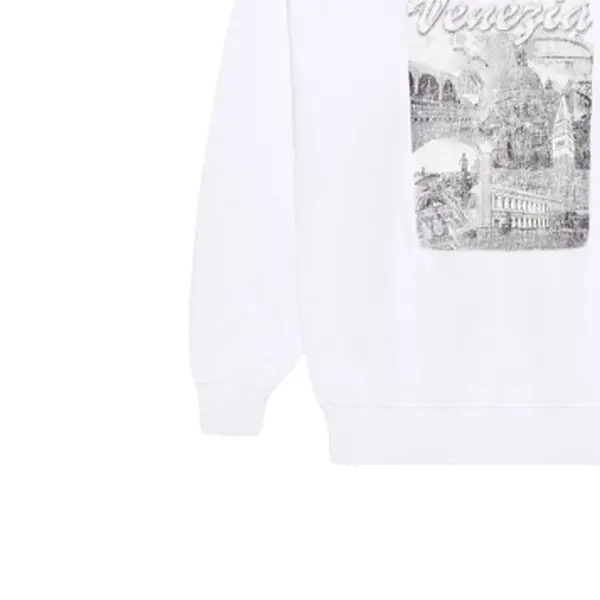 Balenciaga Venezia Print Crew Neck Sweater