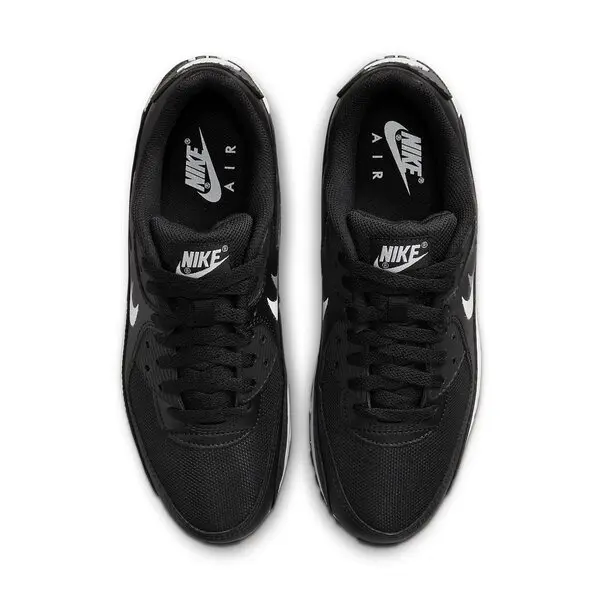 Nike Max 90 "spray Paint Swoosh" Sneakers - Black/cool Grey/white