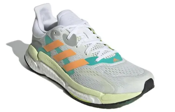Adidas Solarboost 4 Athletic Sneakers - Cloud White/flash Orange/mint Rush