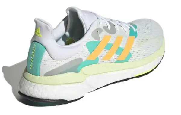 Adidas Solarboost 4 Athletic Sneakers - Cloud White/flash Orange/mint Rush