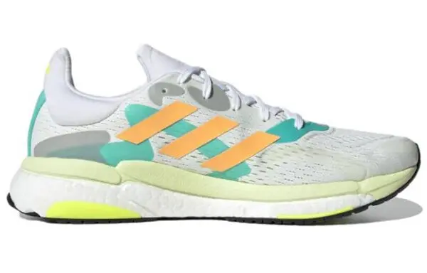 Adidas Solarboost 4 Athletic Sneakers - Cloud White/flash Orange/mint Rush