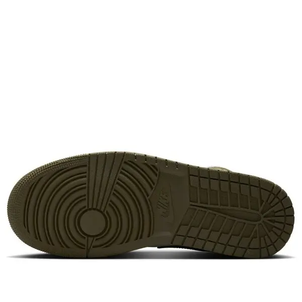 JORDAN 1 Mid "military Drab - White/rattan/medium Olive