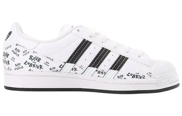 Adidas Philip Colbert X Superstar 'save The Lobster' Sneakers